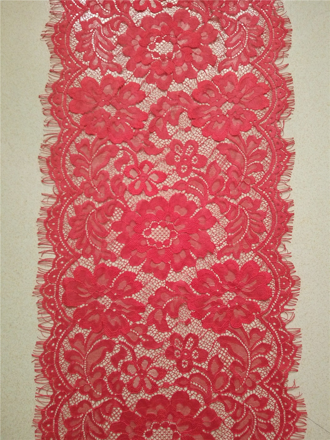 Red Lace Table Runner, 10" , Red Table Runners, Wedding Table Runners ...