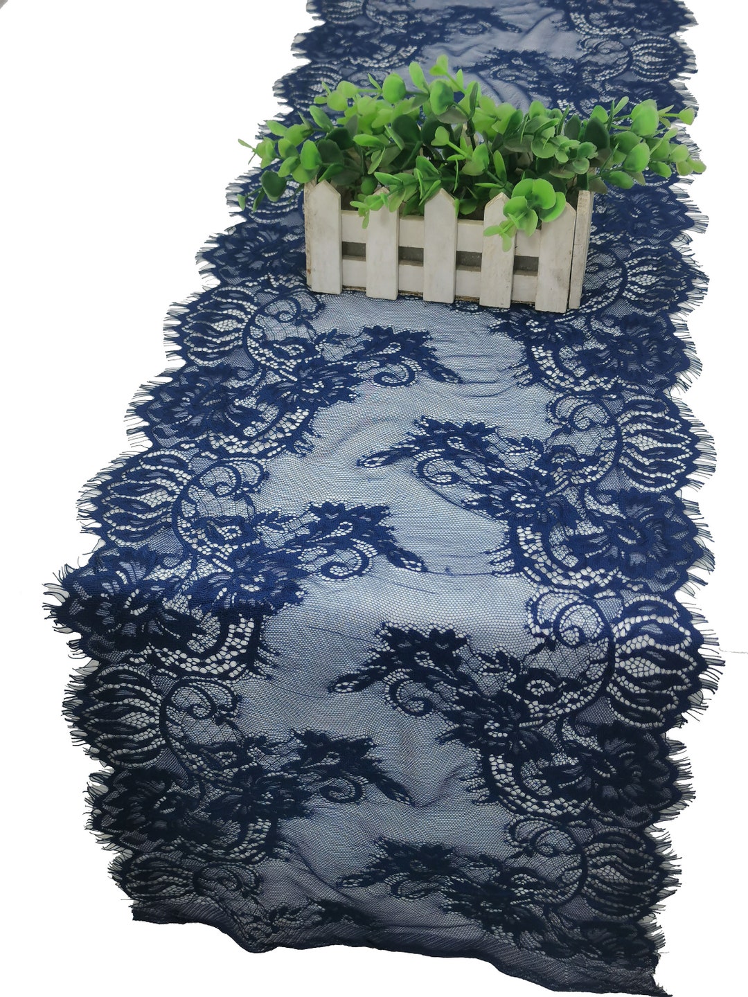 Navy Blue Table Runner Navy Table Runners Wedding 12.5/32 Cm Wide 5 Ft ...