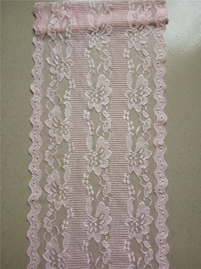 Blush Pink Lace Runner 8-1/2 wedding Table Runner - Etsy
