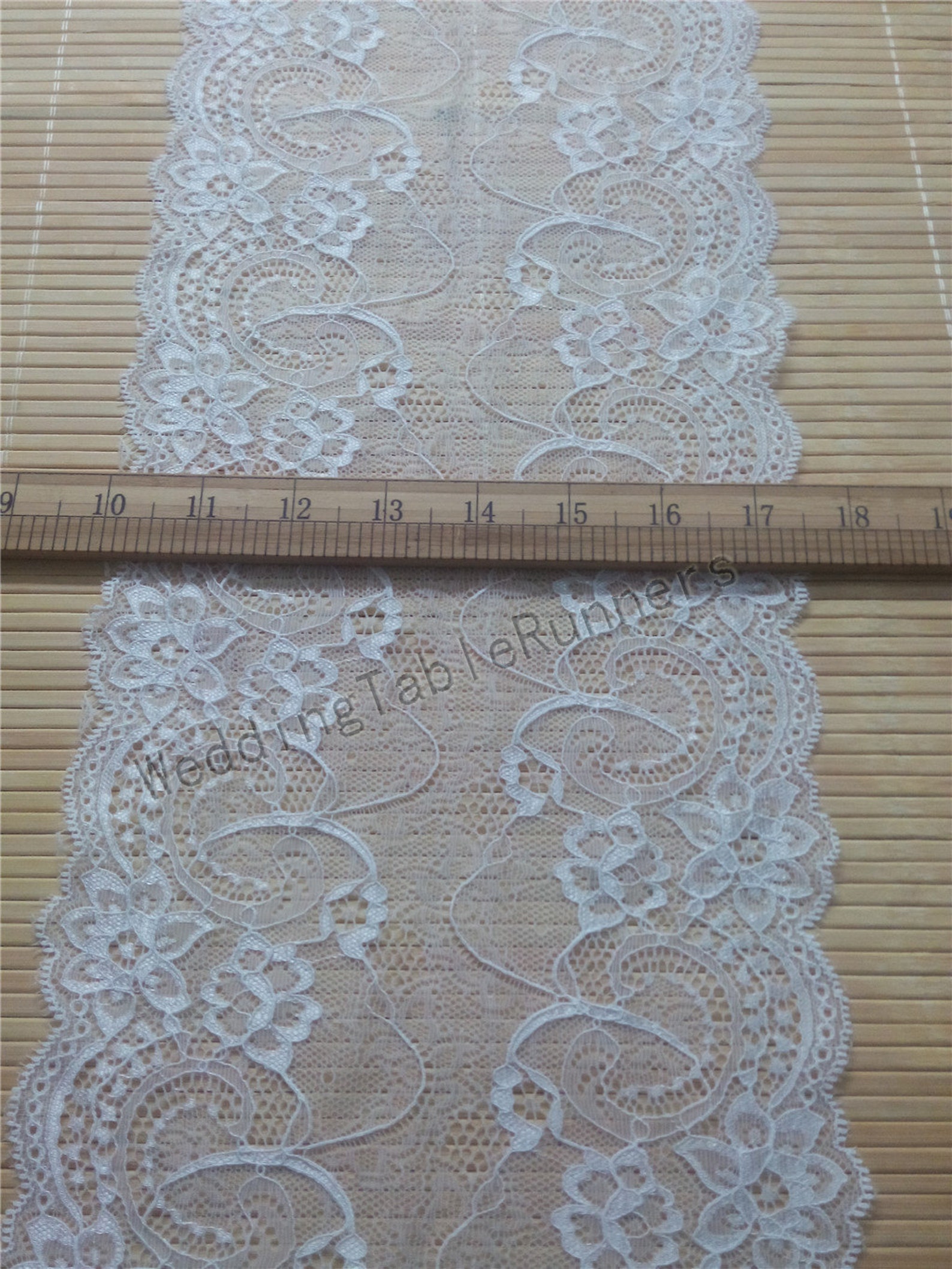 Ivory Wedding Table Runner Lace Runner Wedding Runners Lace - Etsy