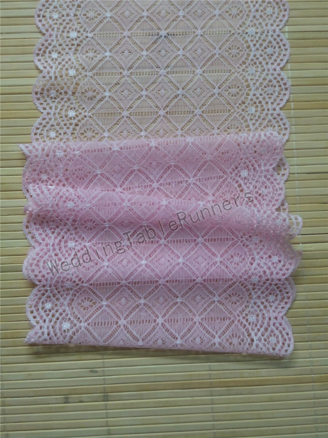 Pink Lace Table Runner 7 Wedding Table Runner Black - Etsy