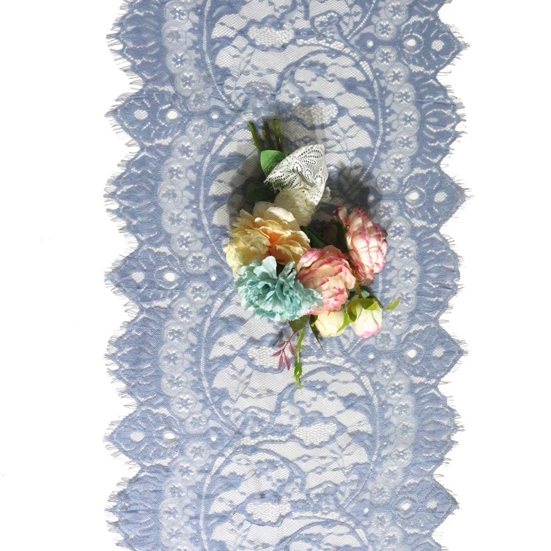 Dusty Blue Table Runner, Wedding Decor, 13inch/33cm Wide, Dusty Blue ...