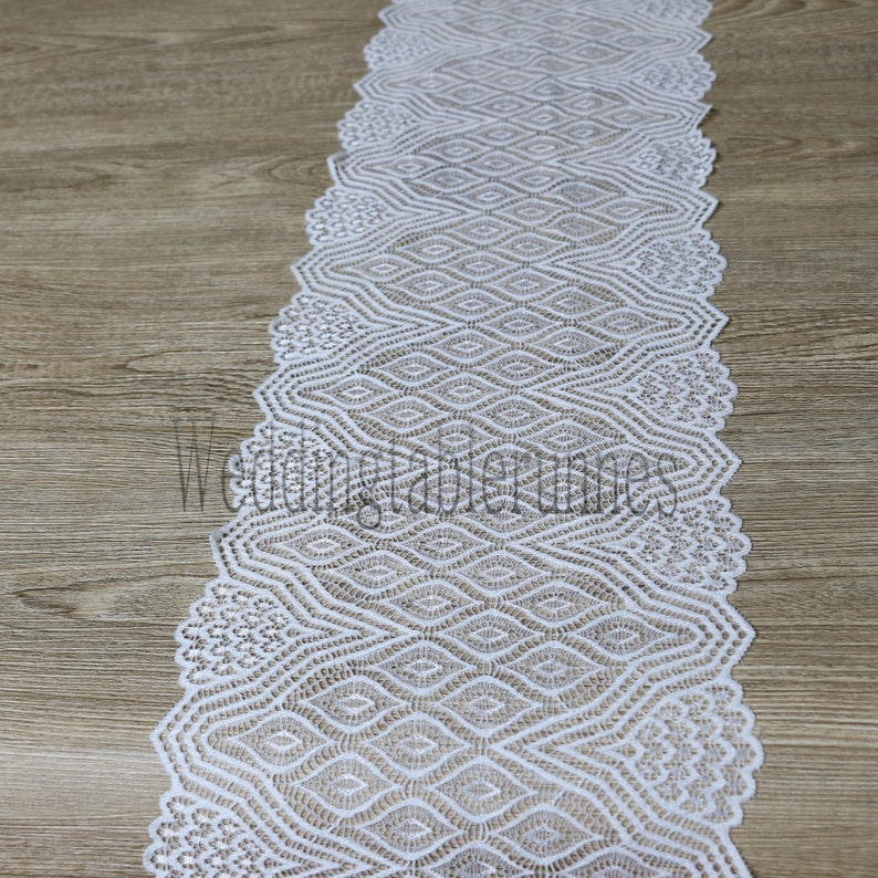 White Lace Runner Wedding Decor Rustic Weddings Lace Table | Etsy