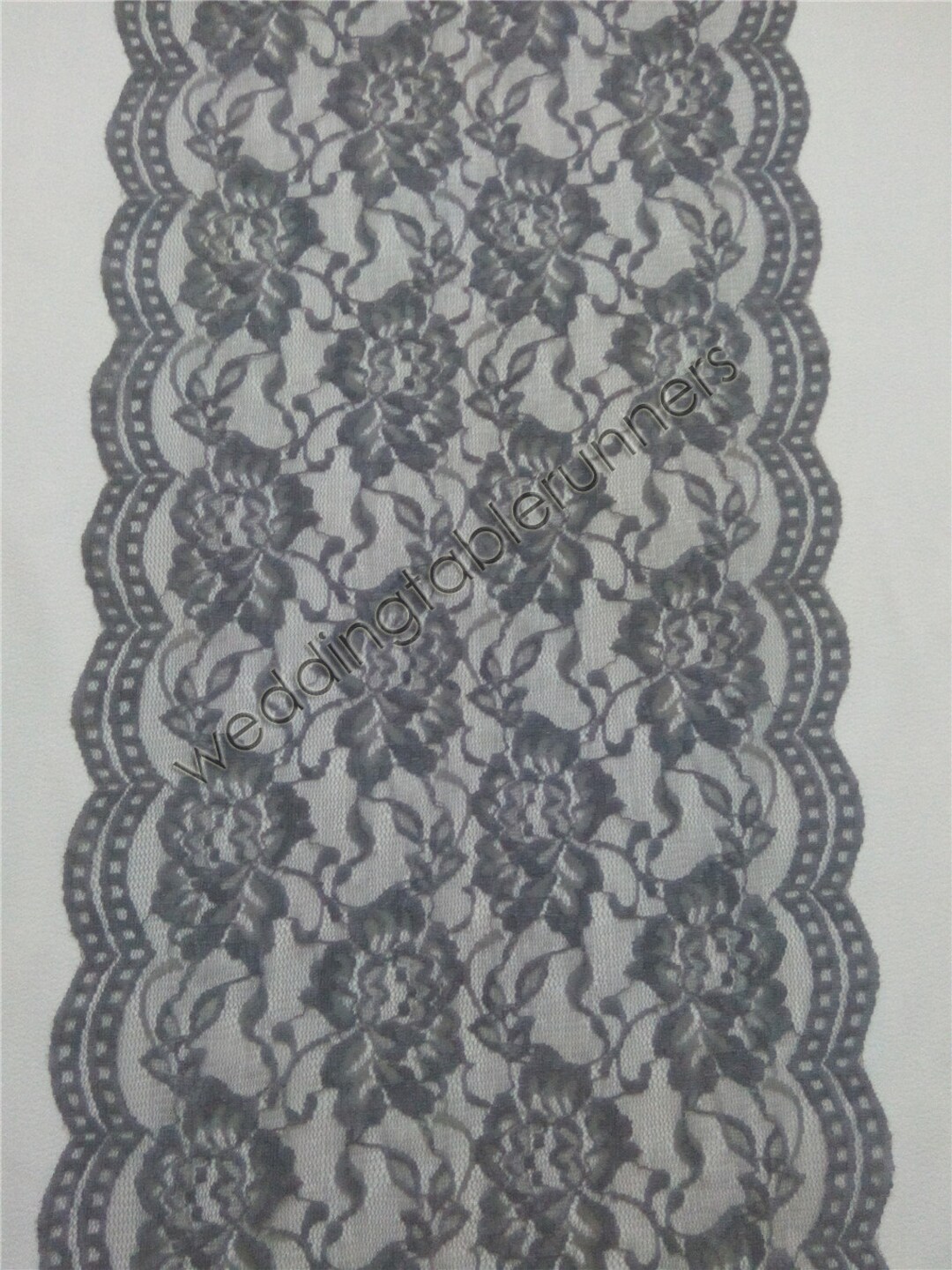 Gray Table Runner, 9 Inch Wide, Wedding Table Runner, Wedding Decor ...