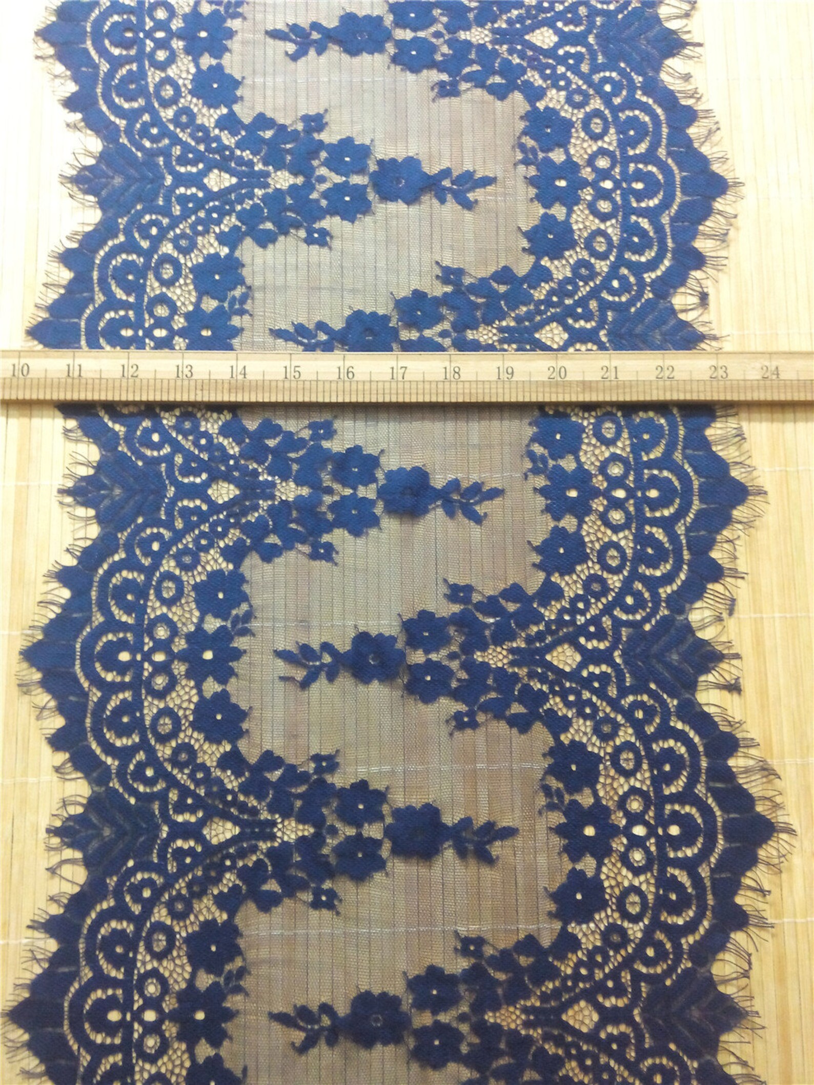 7ft Navy Table Runner 13 Lace Table Runner Wedding | Etsy