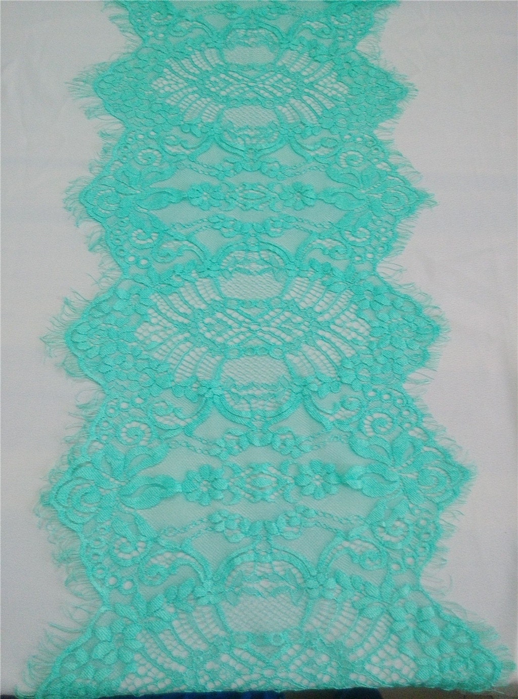 Mint Table runner mint green table runner lace table runner | Etsy