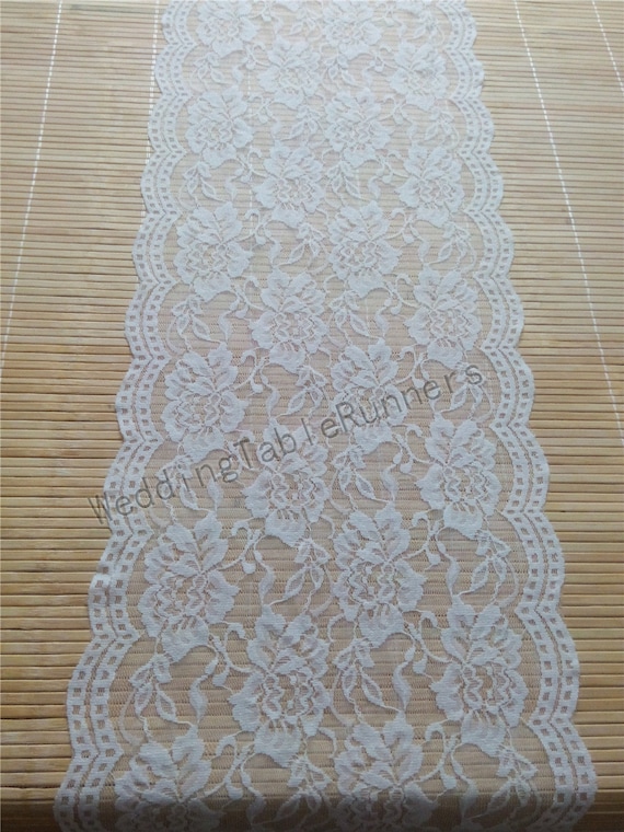 Lace Table Runner 9 Wedding Table Runners White Table | Etsy