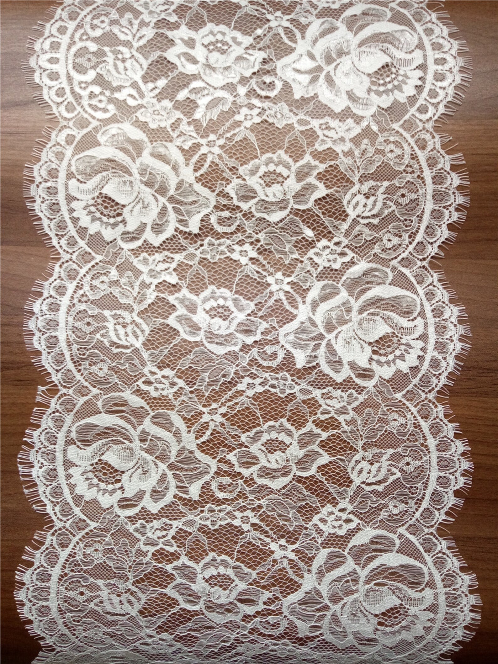 Ivory Lace Table Runner/ivory Lace Runner Ivory Table Runner | Etsy