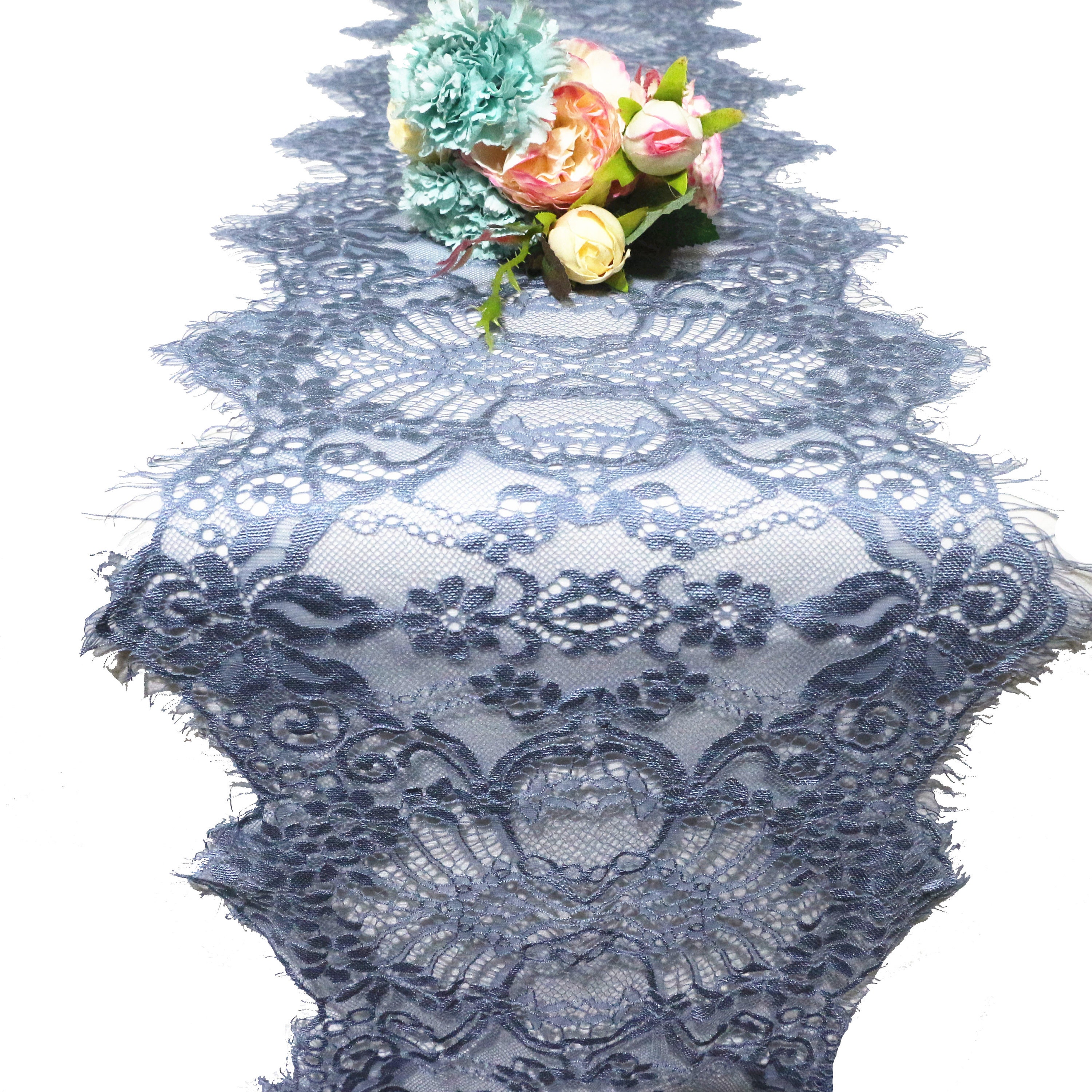Dusty Blue Table Runner Wedding Decor 11inch/27cm Wide - Etsy