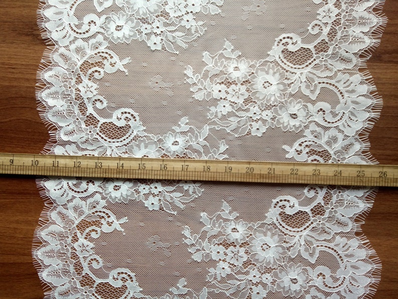 Extra Wide Table Runner/ivory Lace Table Runner/ White Table - Etsy UK