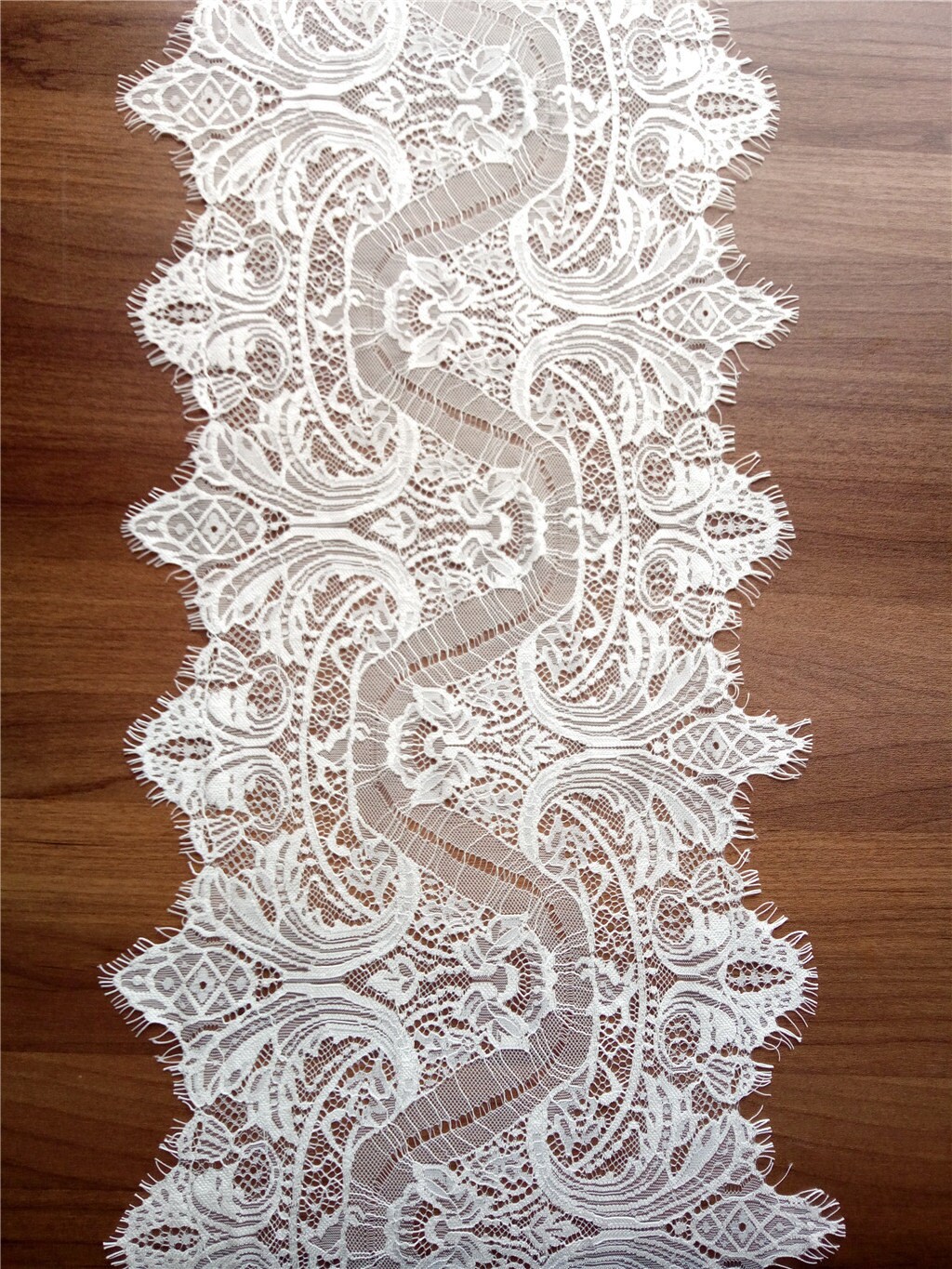 7ft-10ft Lace Table Runner, 11" , Lace Table Runner, Wedding Table ...