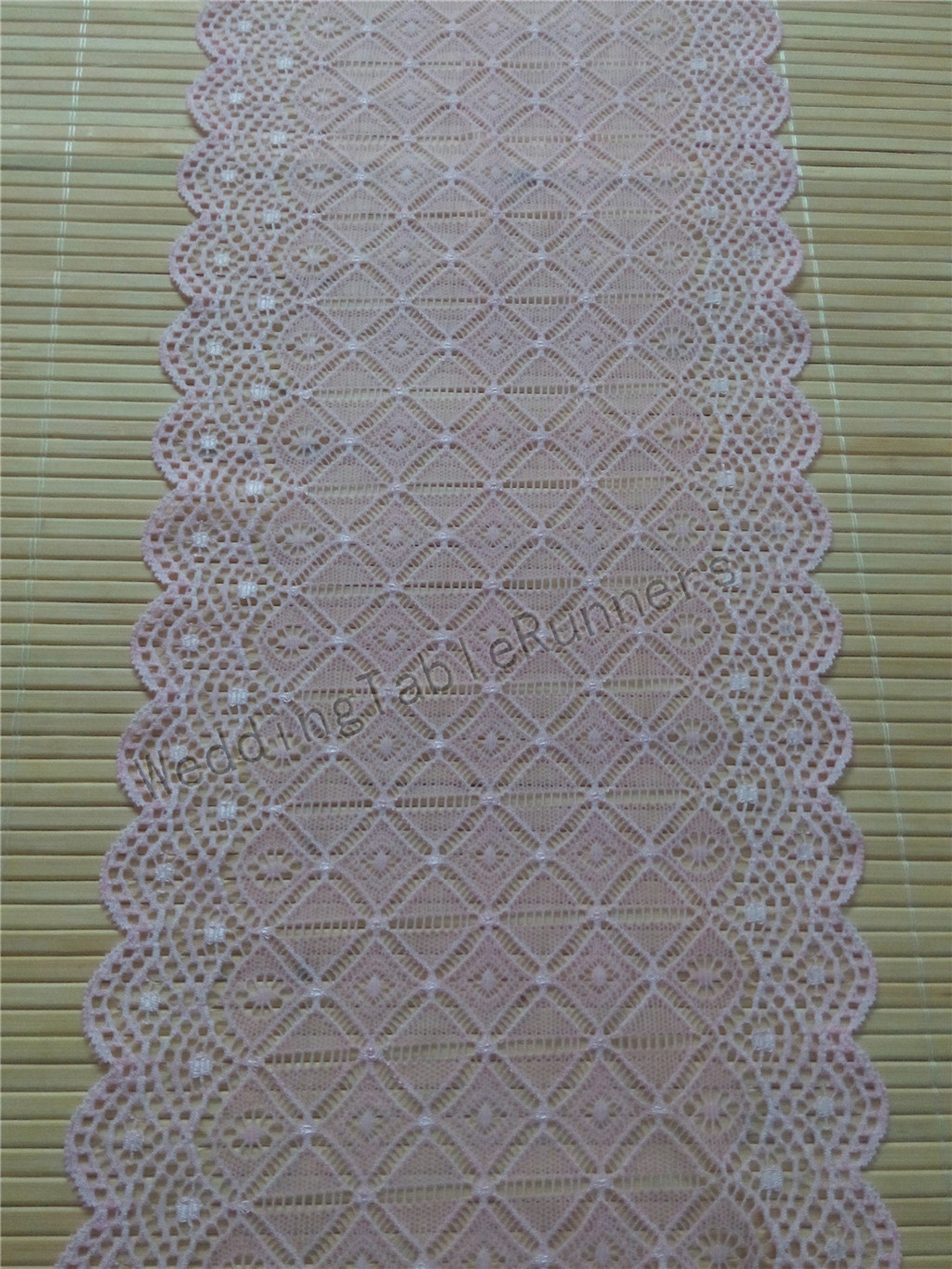Pink Lace Table Runner 7 Wedding Table Runner Black - Etsy