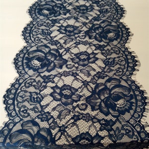 Navy Blue Table Runner 12" Wide Navy Wedding - Etsy