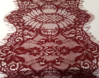 Red Lace Wedding Table Runner - Etsy
