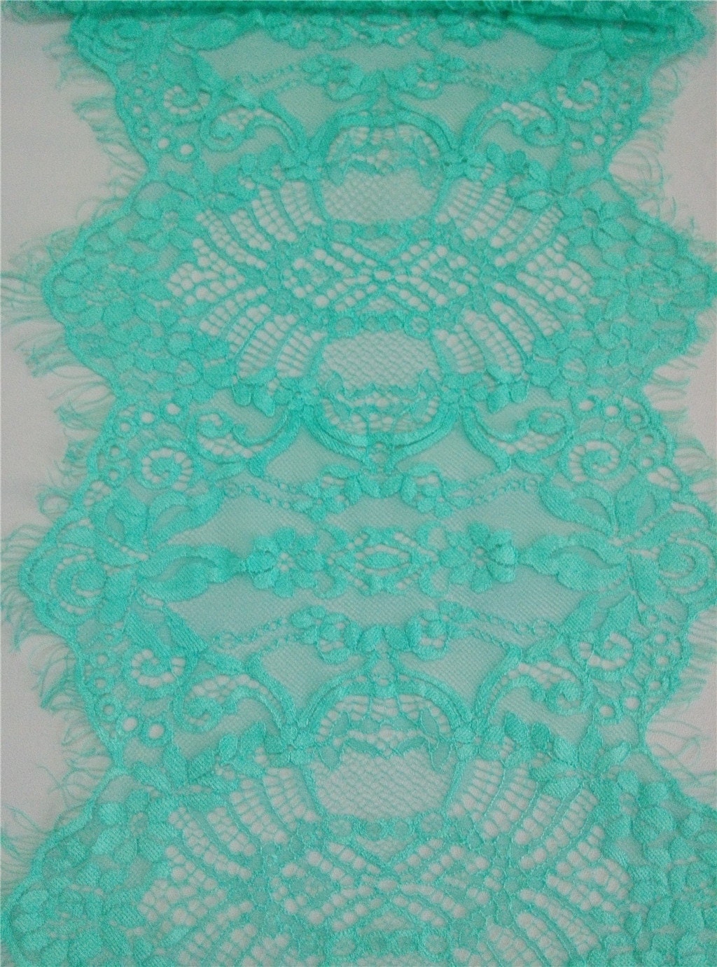 Mint Table runner mint green table runner lace table runner | Etsy