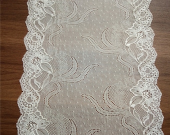 Ivory Lace Runner/ivory Wedding , 7inch / 18cm Wide, Wedding Table ...