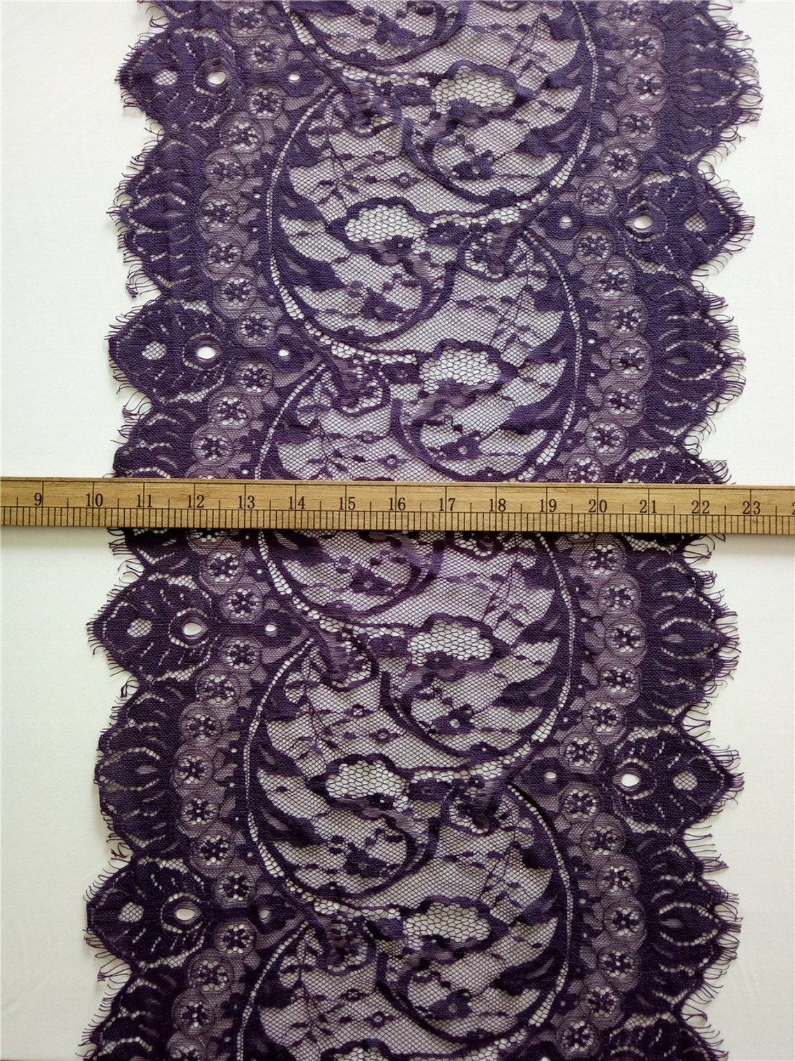 10ft Purple Lace Runner 13 lace Table Runner Wedding | Etsy