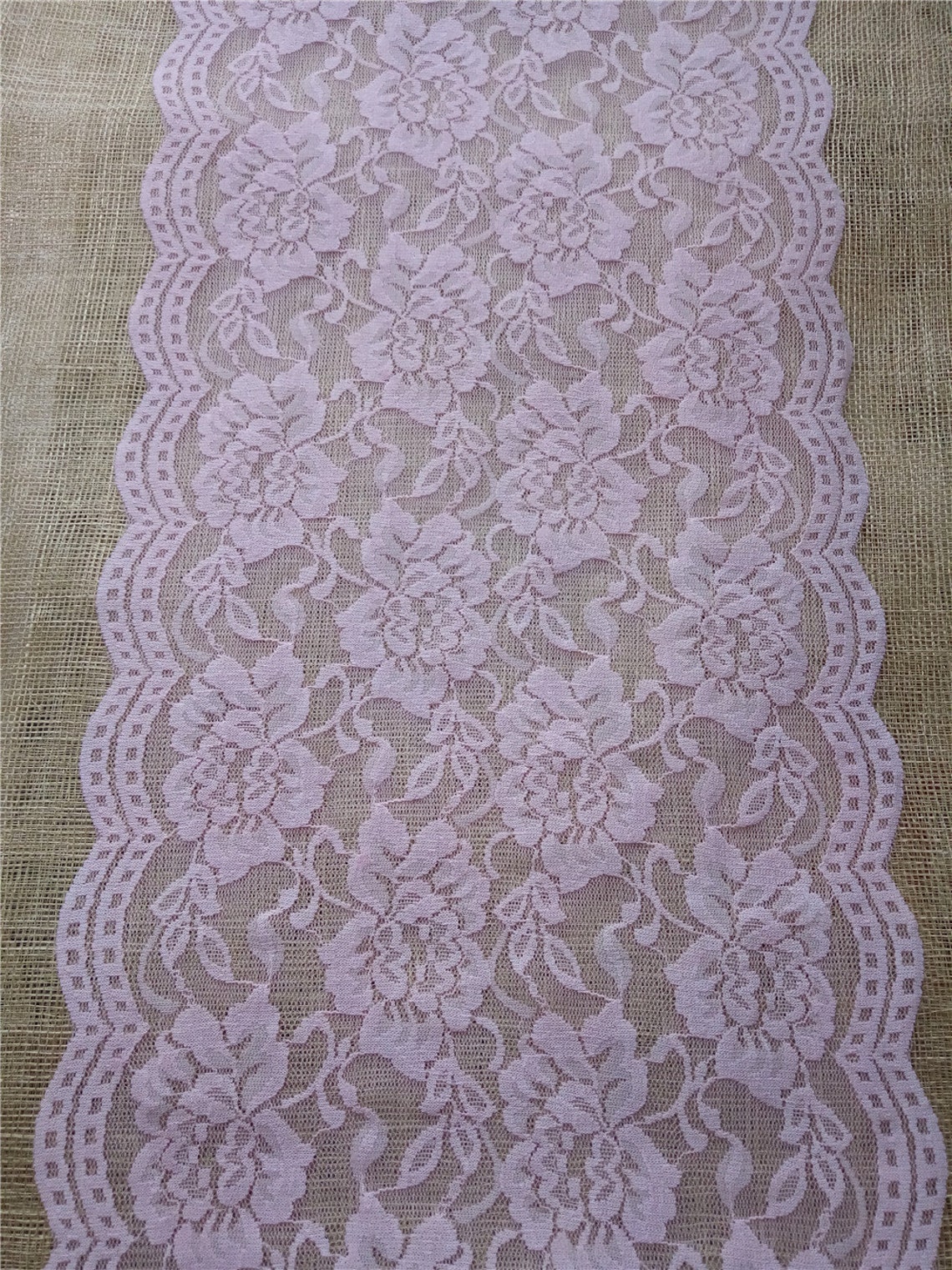 Pink Lace Runnertable Runner Overlay Pink Lace Table - Etsy