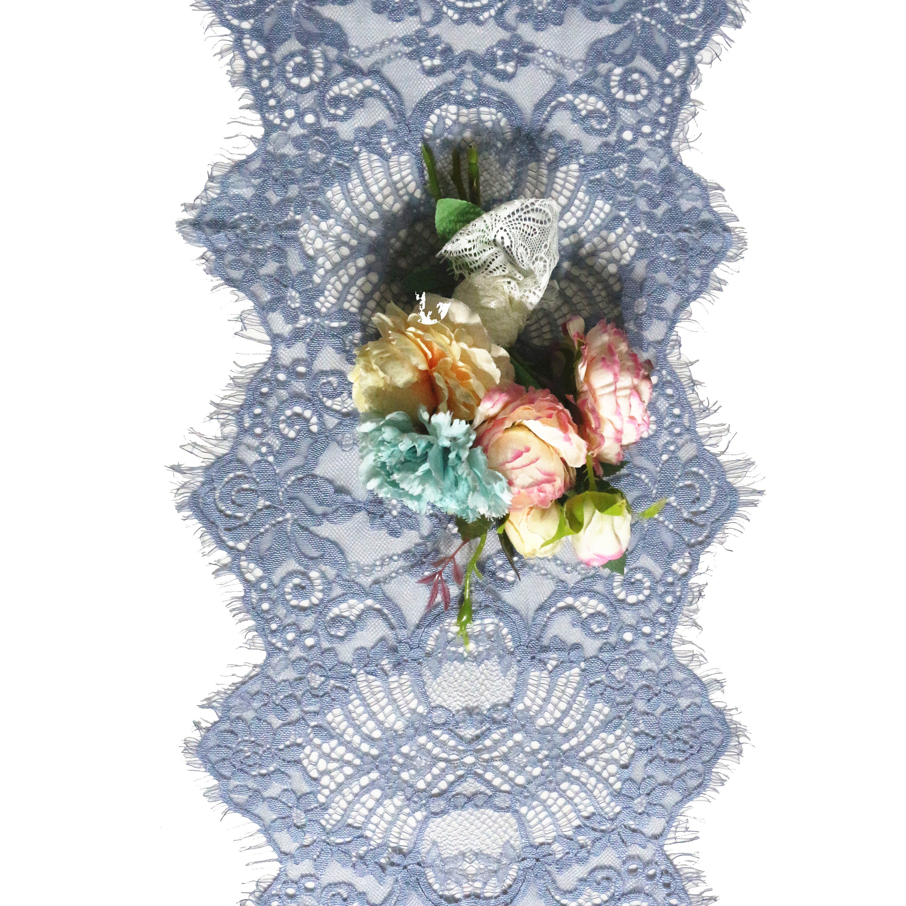 Dusty Blue Table Runner Wedding Decor 11inch/27cm Wide - Etsy