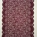 Wine Red Lace Table Runner, 12" Wide ,wedding Table Runner, Wedding ...