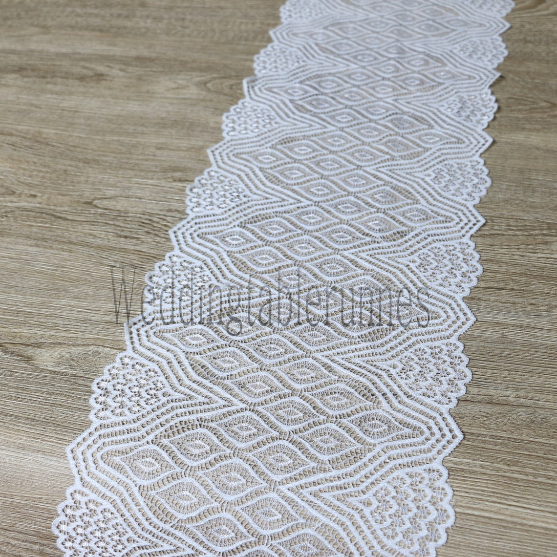 White Lace Runner Wedding Decor Rustic Weddings Lace Table | Etsy