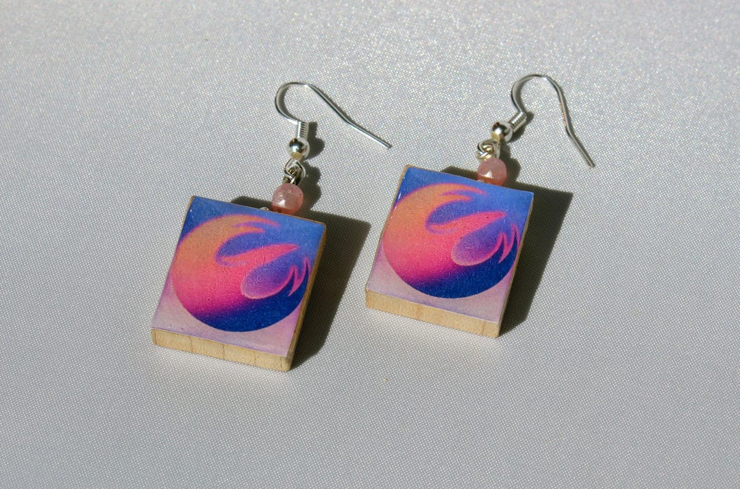 Starbird Scrabble Tile Dangle Earrings - Star Wars Inspired - Rebels ...