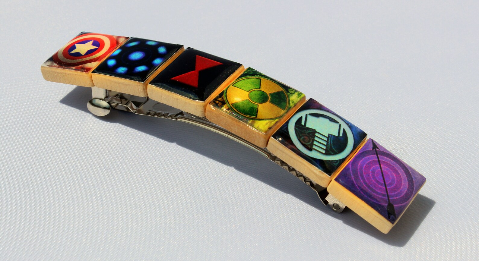 Avengers Inspired Scrabble Tile Hair Barrette Marvel | Etsy