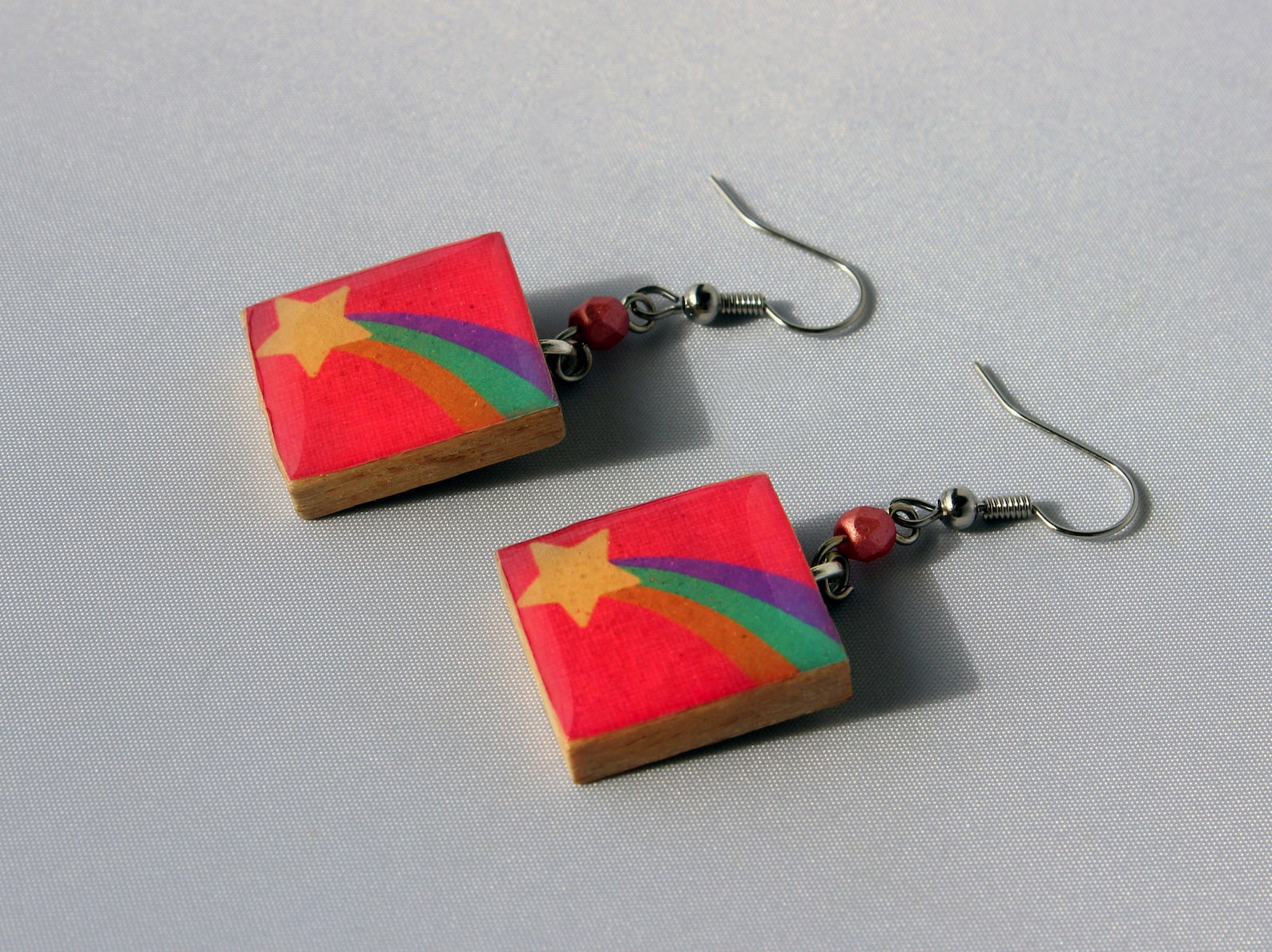 Mabel Pines Scrabble Tile Dangle Earrings - Gravity Falls Inspired - Etsy