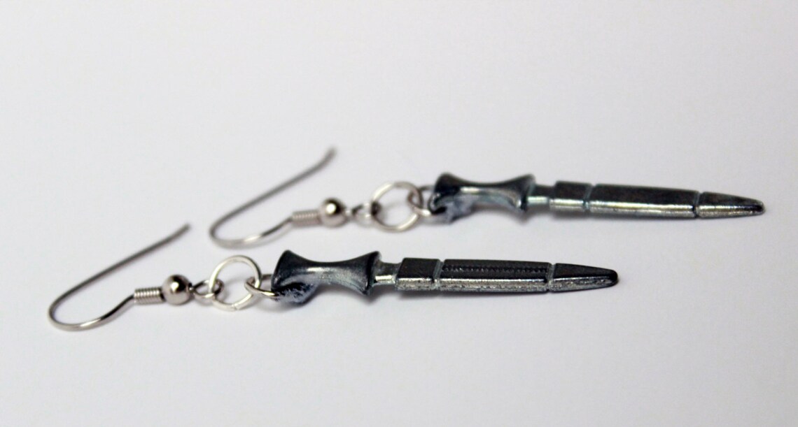 Clue Dagger Token Earrings - Etsy
