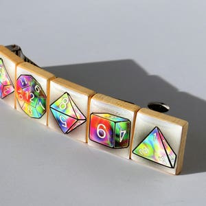Polyhedral Dice Scrabble Tile Hair Barrette - Etsy