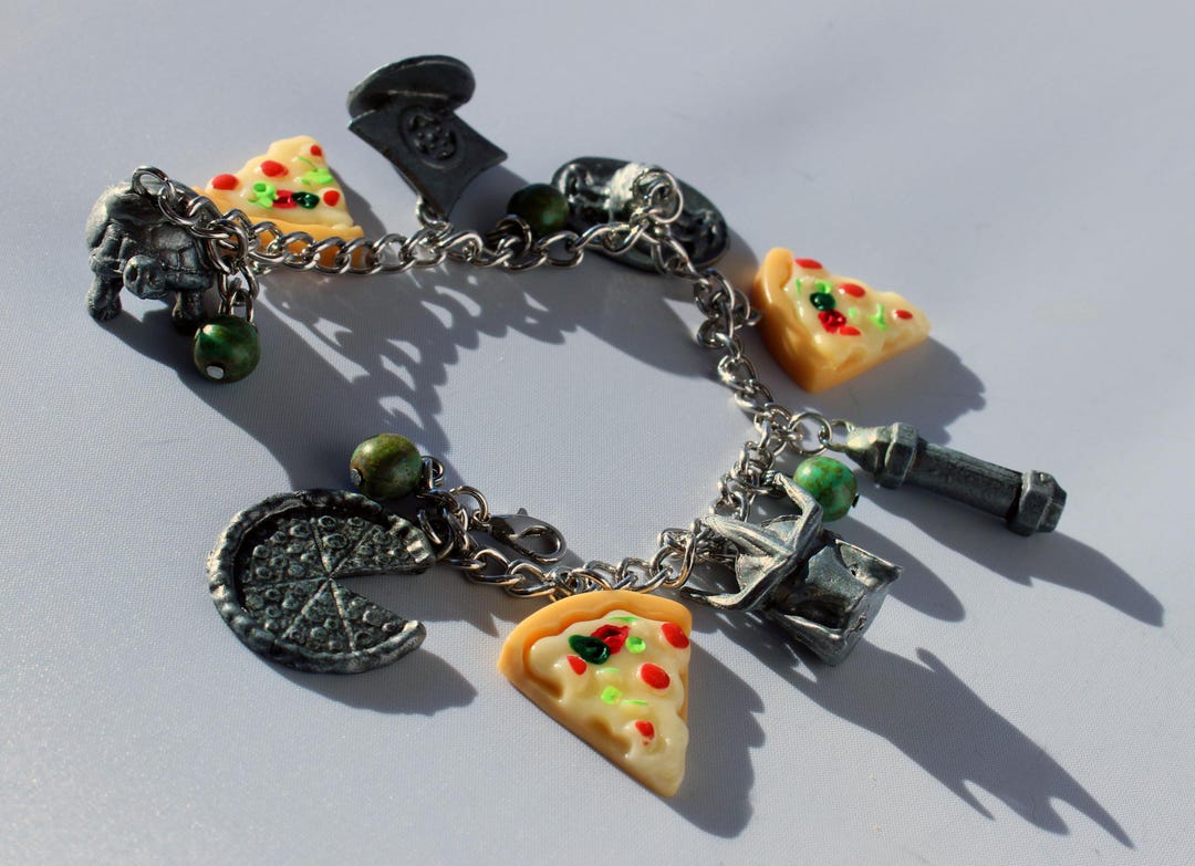 Teenage Mutant Ninja Turtles Monopoly Token Charm Bracelet - Etsy