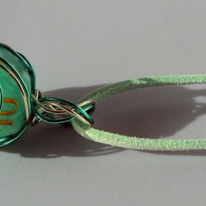 Wire-wrapped Minty Green D12 Dice Necklace - Etsy