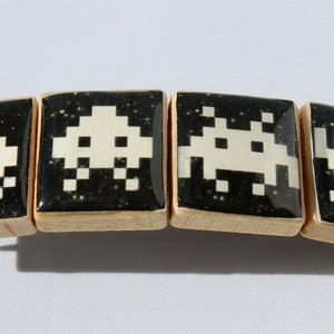 Space Invaders Inspired Hair Barrette - Video Game Inspired - 70mm - Etsy