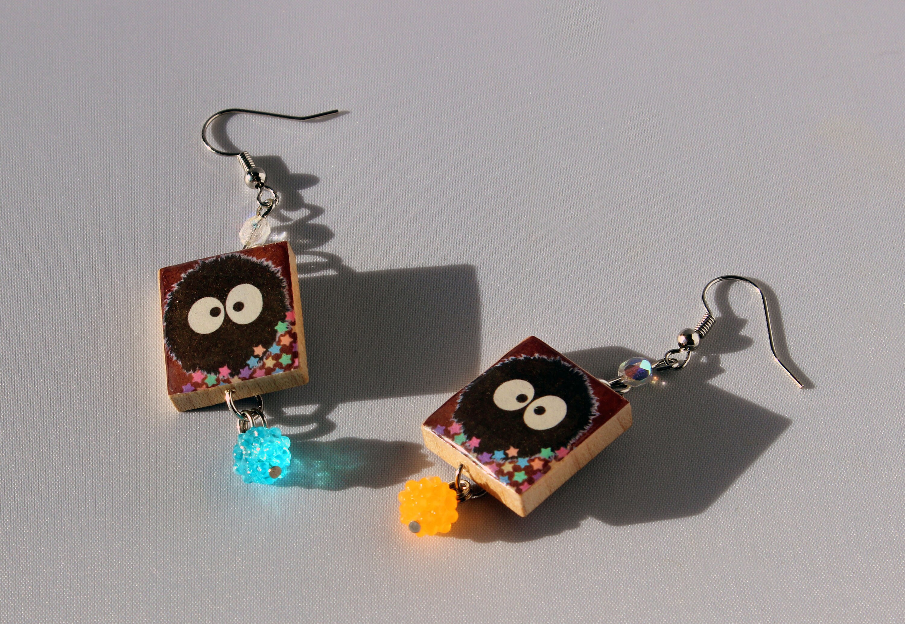 Soot Spring Scrabble Tile Dangle Earrings - Etsy