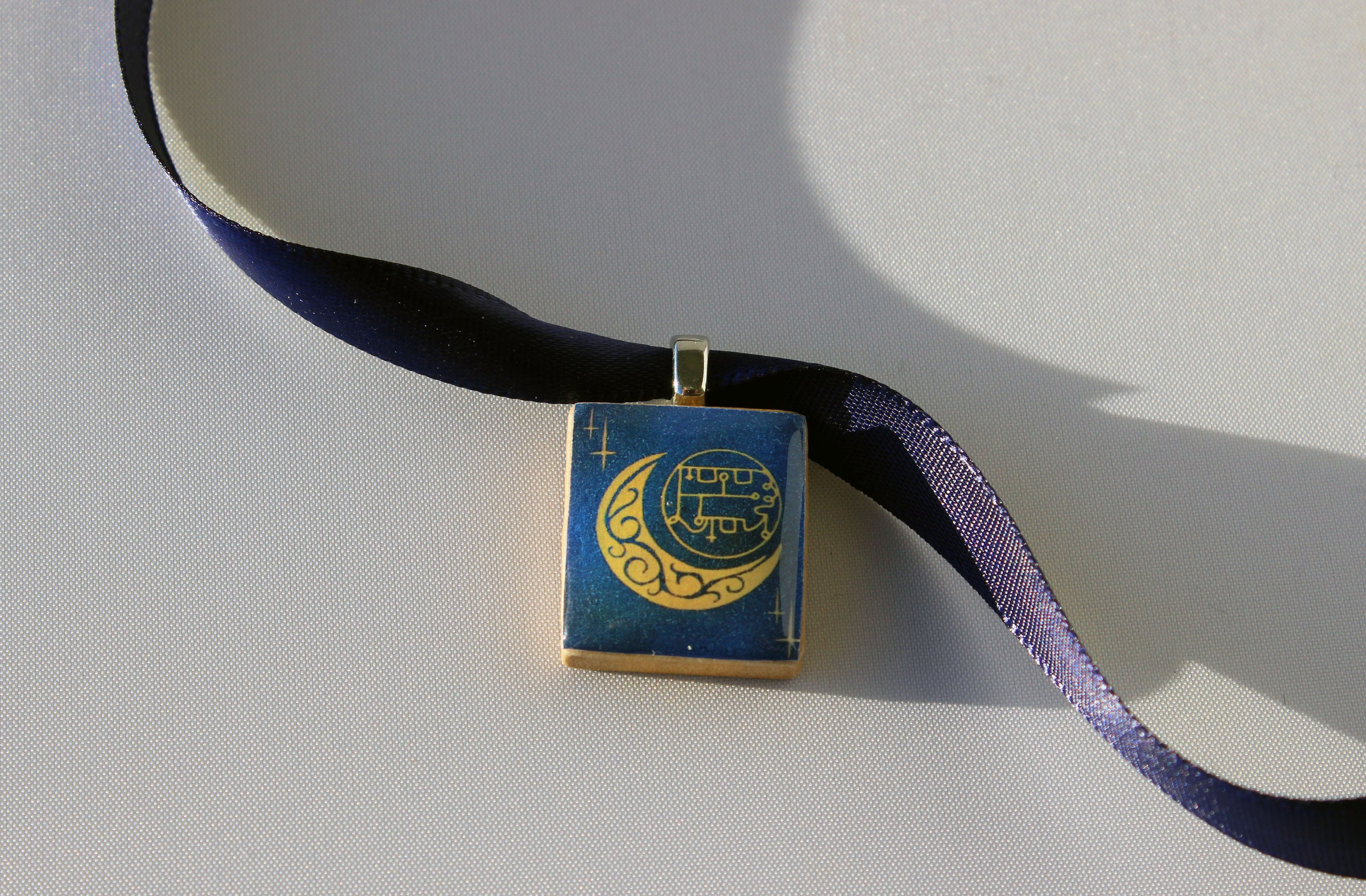 Stolas' Grimoire Scrabble Tile Ribbon Choker - Etsy