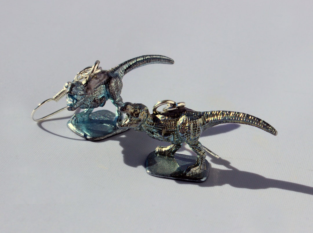 Monopoly Tyrannosaurus Rex Token Earrings - Etsy
