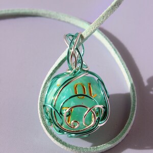 Wire-wrapped Minty Green D12 Dice Necklace - Etsy