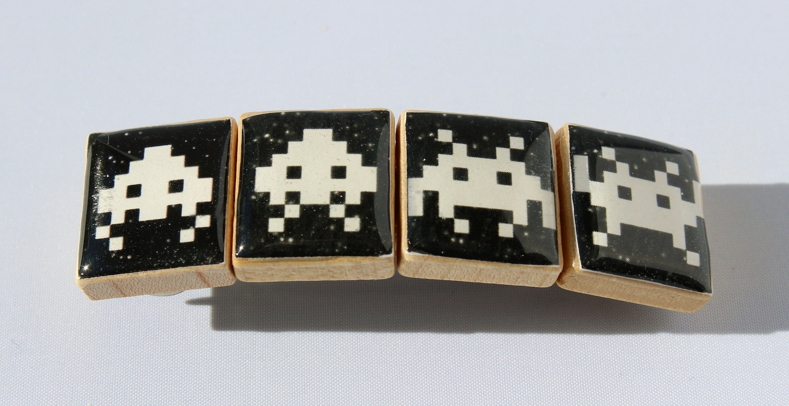 Space Invaders Inspired Hair Barrette - Video Game Inspired - 70mm - Etsy