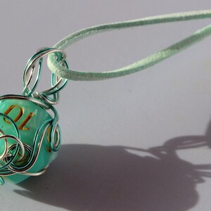 Wire-wrapped Minty Green D12 Dice Necklace - Etsy
