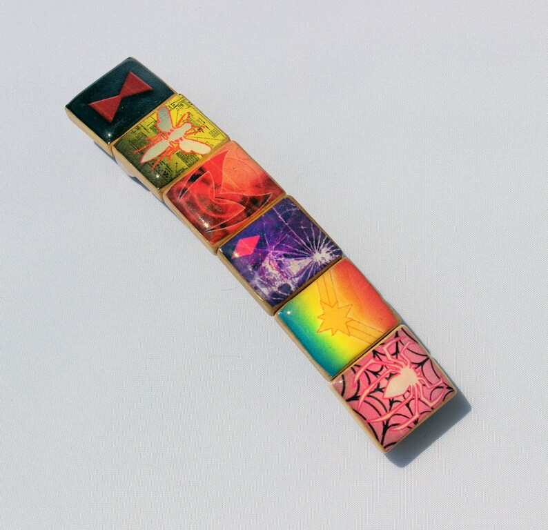 Marvel Heroines Scrabble Tile Hair Barrette - Etsy