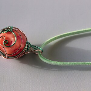 Wire-wrapped Bubble Gum Pink D12 Dice Necklace - Etsy