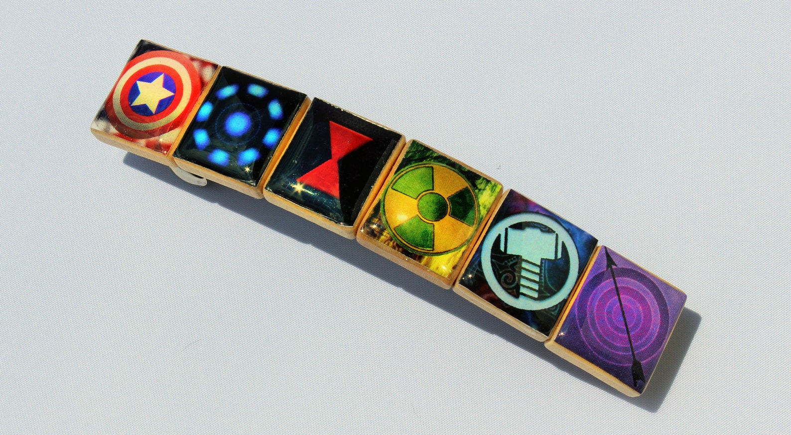 Avengers Inspired Scrabble Tile Hair Barrette Marvel | Etsy