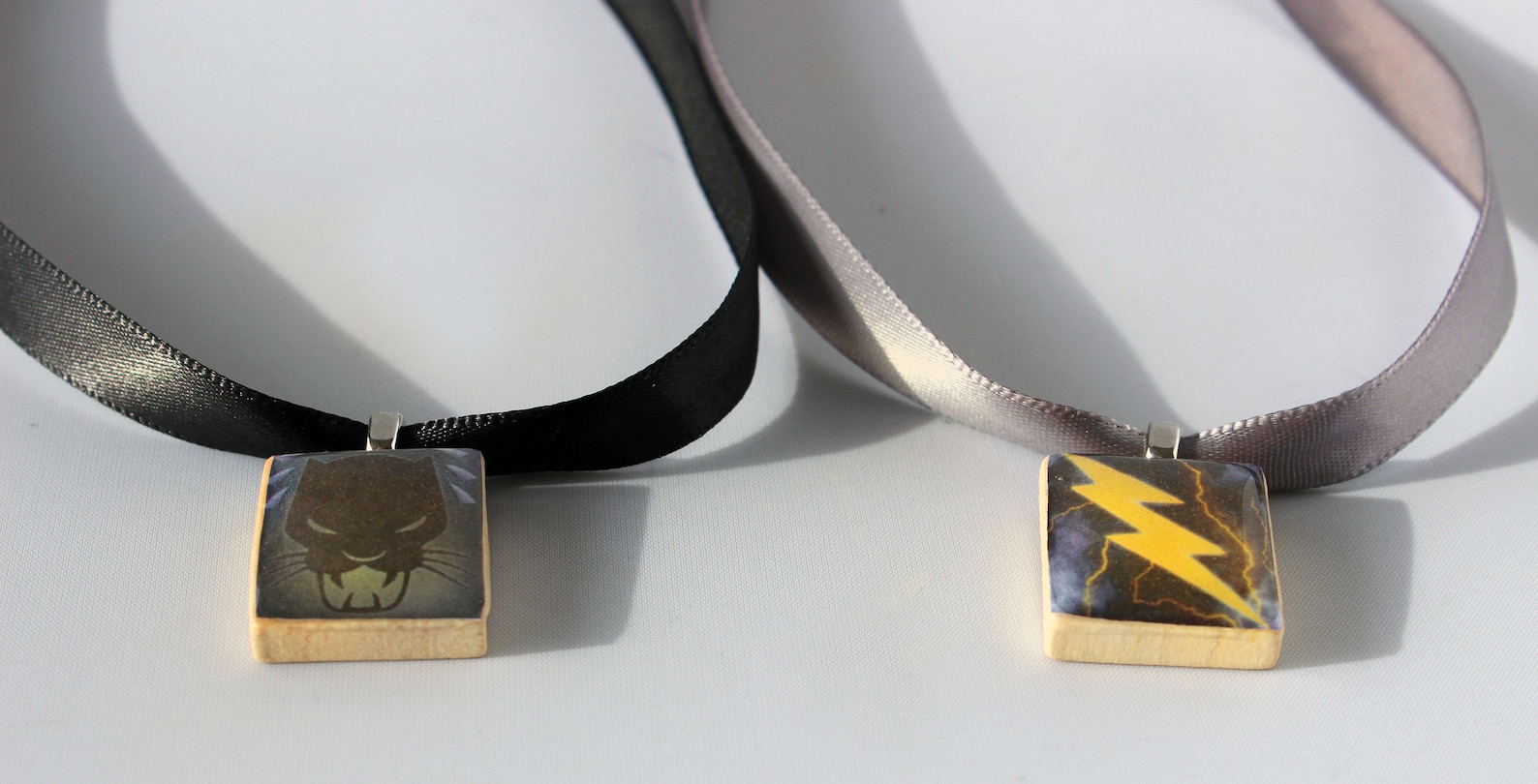 Black Panther and Storm Scrabble Tile Ribbon Chokers Marvel - Etsy