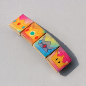 Princess Crown Scrabble Tile Hair Barrette - Nintendo Inspired - 70mm ...