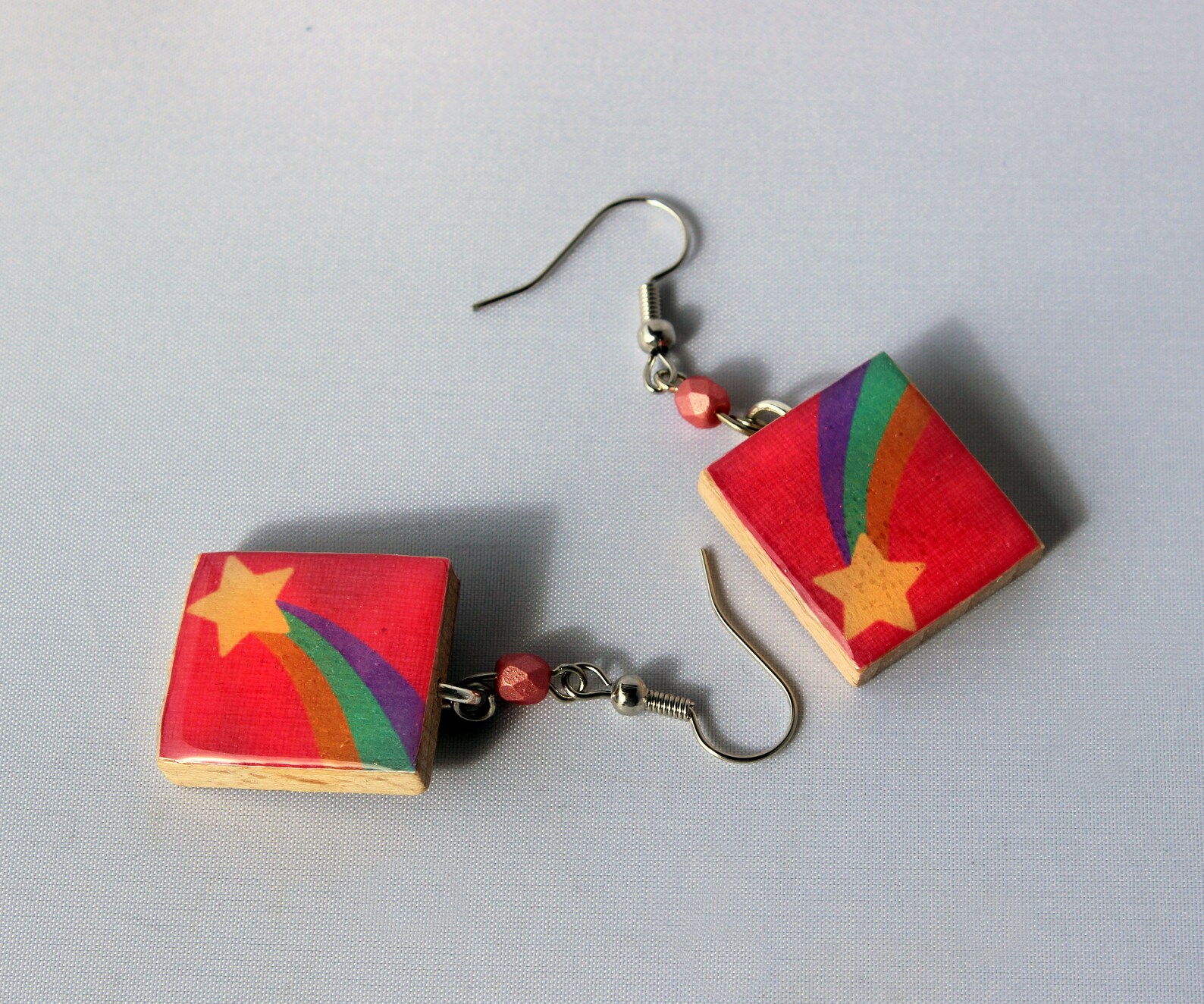 Mabel Pines Scrabble Tile Dangle Earrings - Gravity Falls Inspired - Etsy