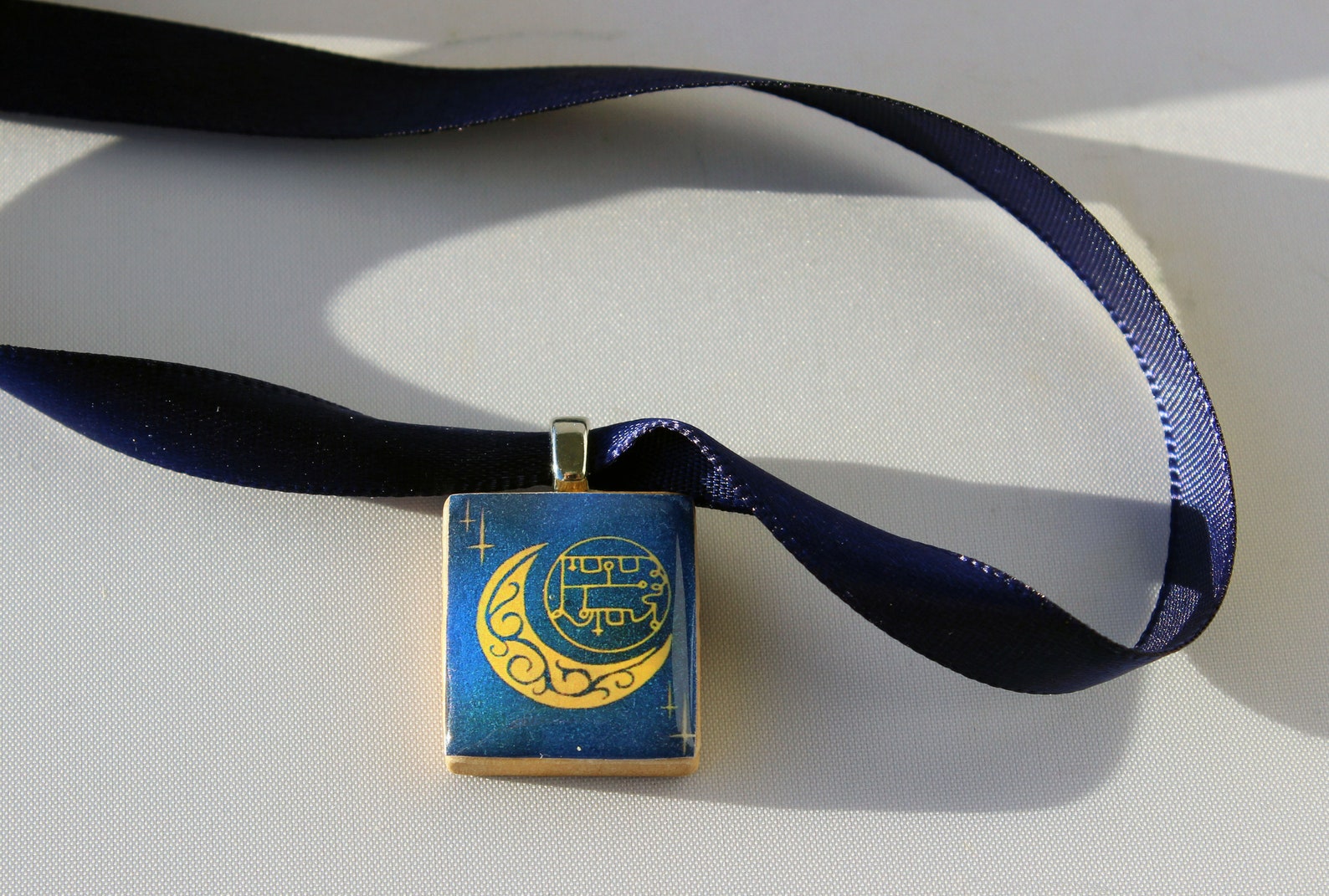 Stolas' Grimoire Scrabble Tile Ribbon Choker - Etsy