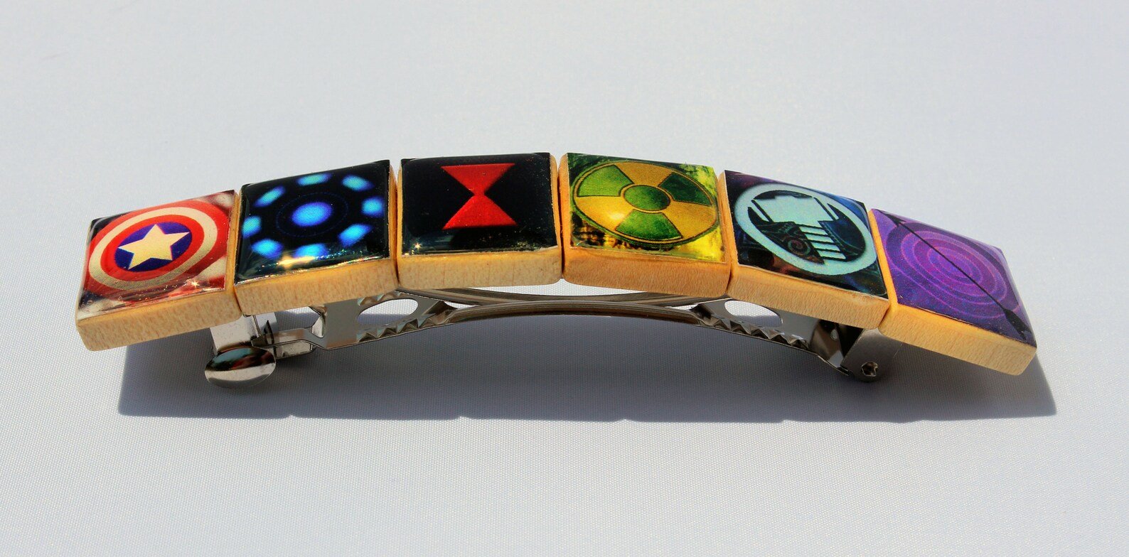 Avengers Inspired Scrabble Tile Hair Barrette Marvel | Etsy