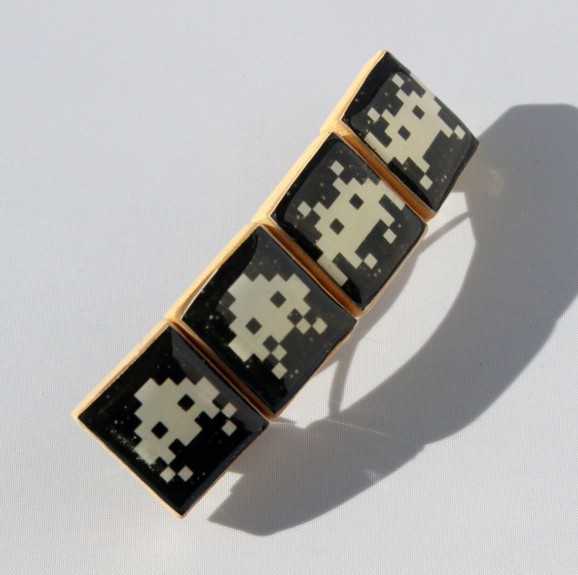 Space Invaders Inspired Hair Barrette - Video Game Inspired - 70mm - Etsy