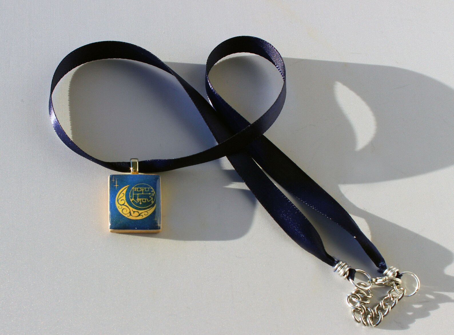 Stolas' Grimoire Scrabble Tile Ribbon Choker - Etsy