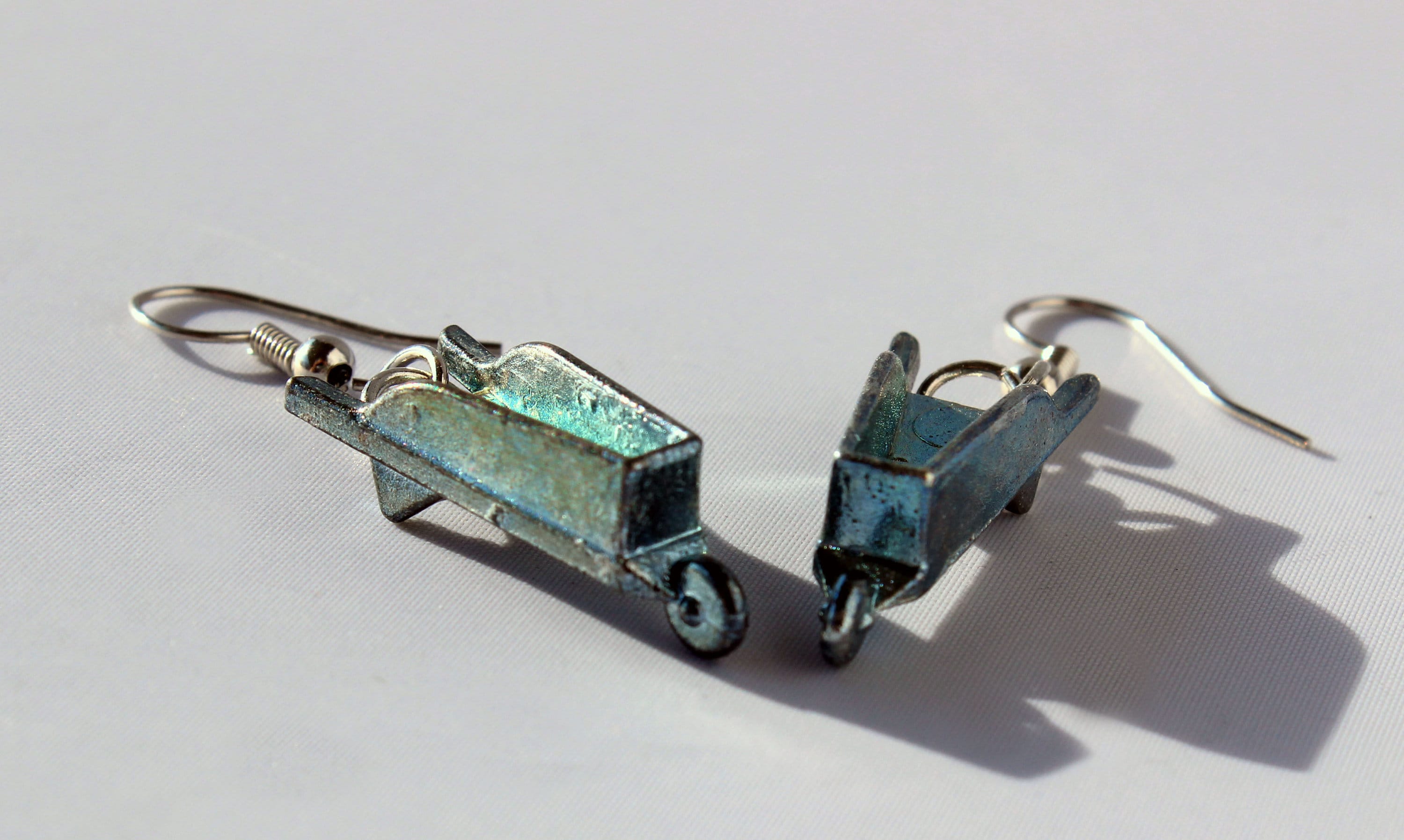 Monopoly Wheelbarrow Token Earrings | Etsy